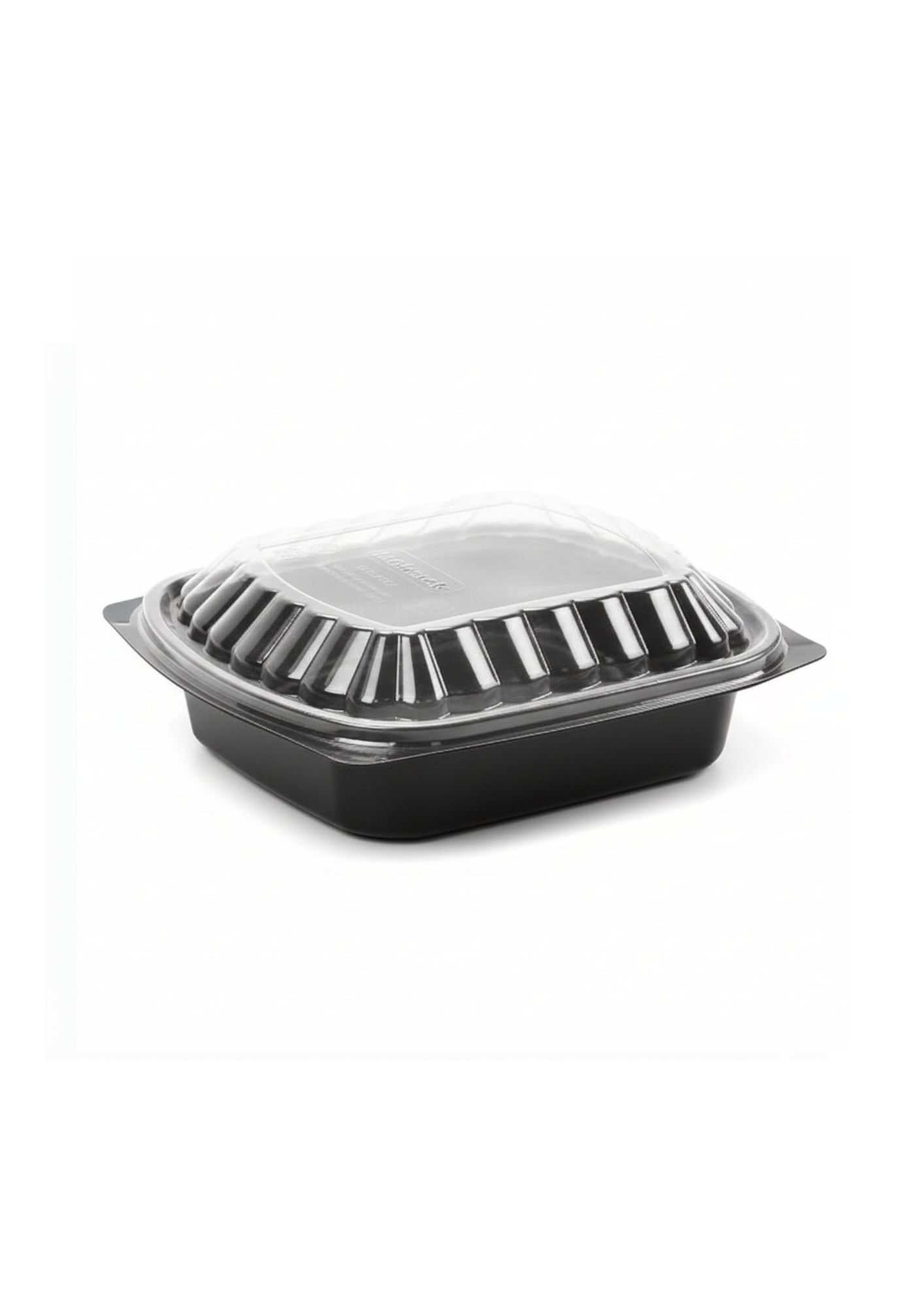 Black Base Container with Lid 1– Compartments - Al Afrah Plastic ...