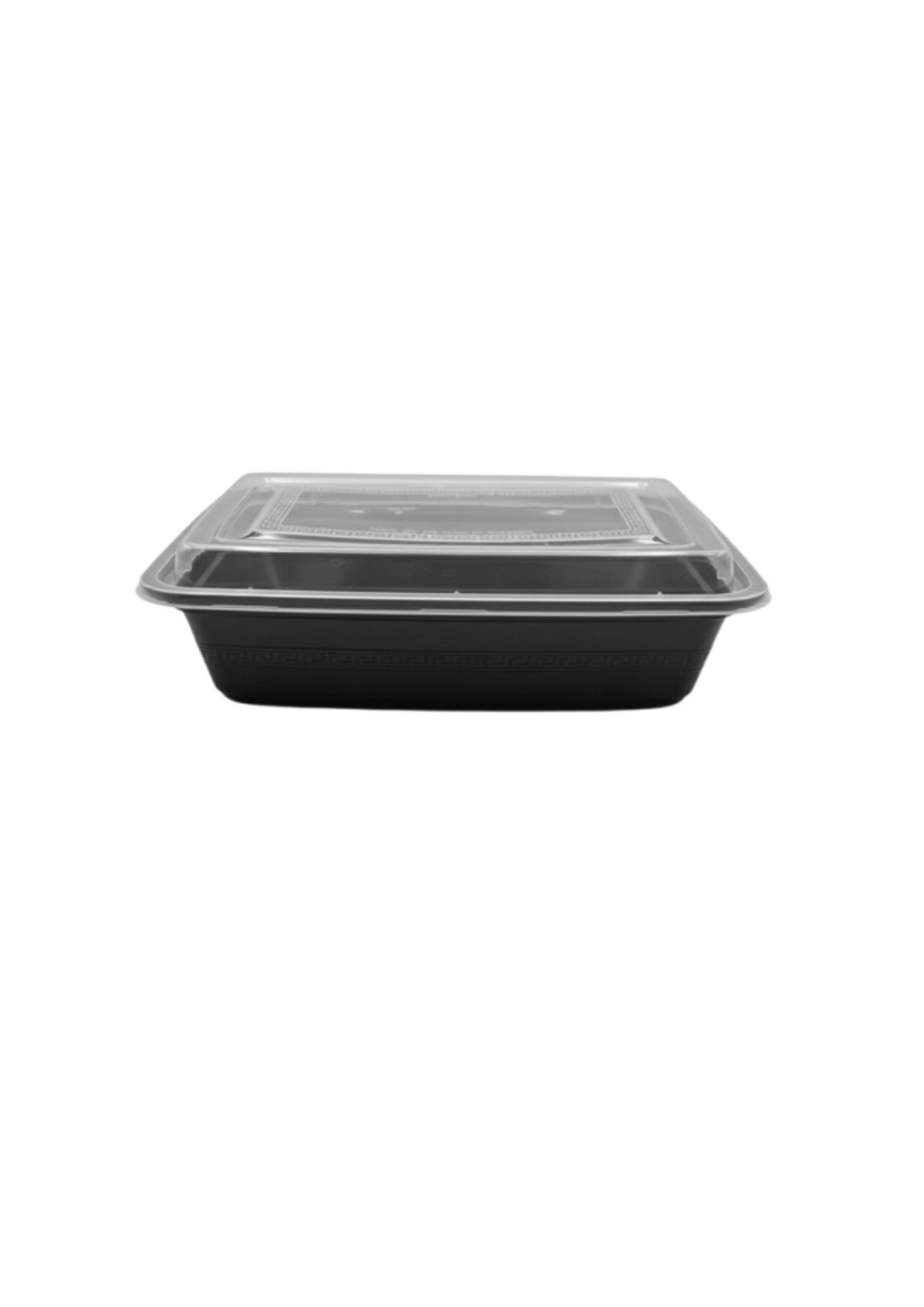 Black Rectangle Container - RE32 - Al Afrah Plastic Product Trading