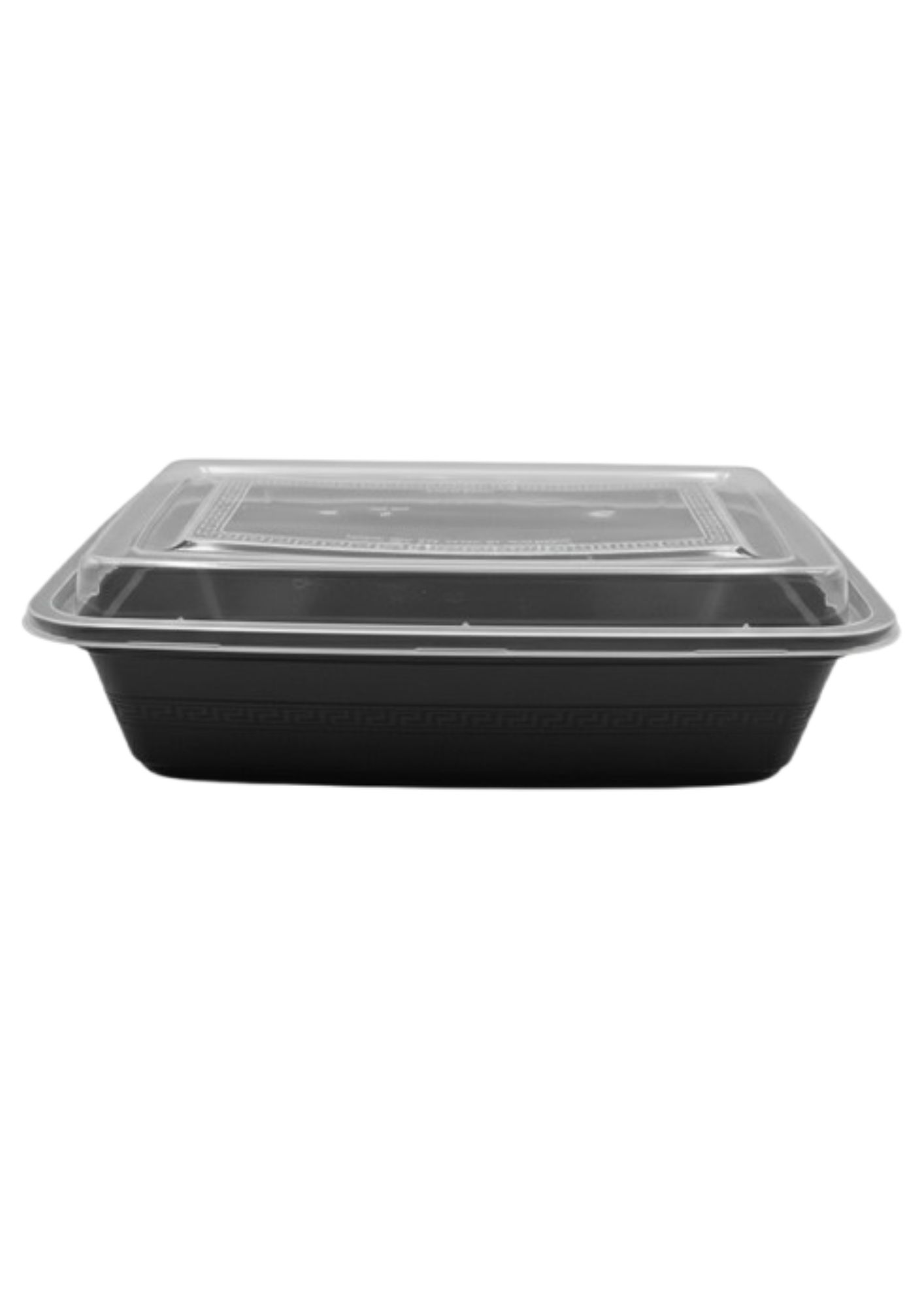 Black Rectangle Container - RE58 - Al Afrah Plastic Product Trading
