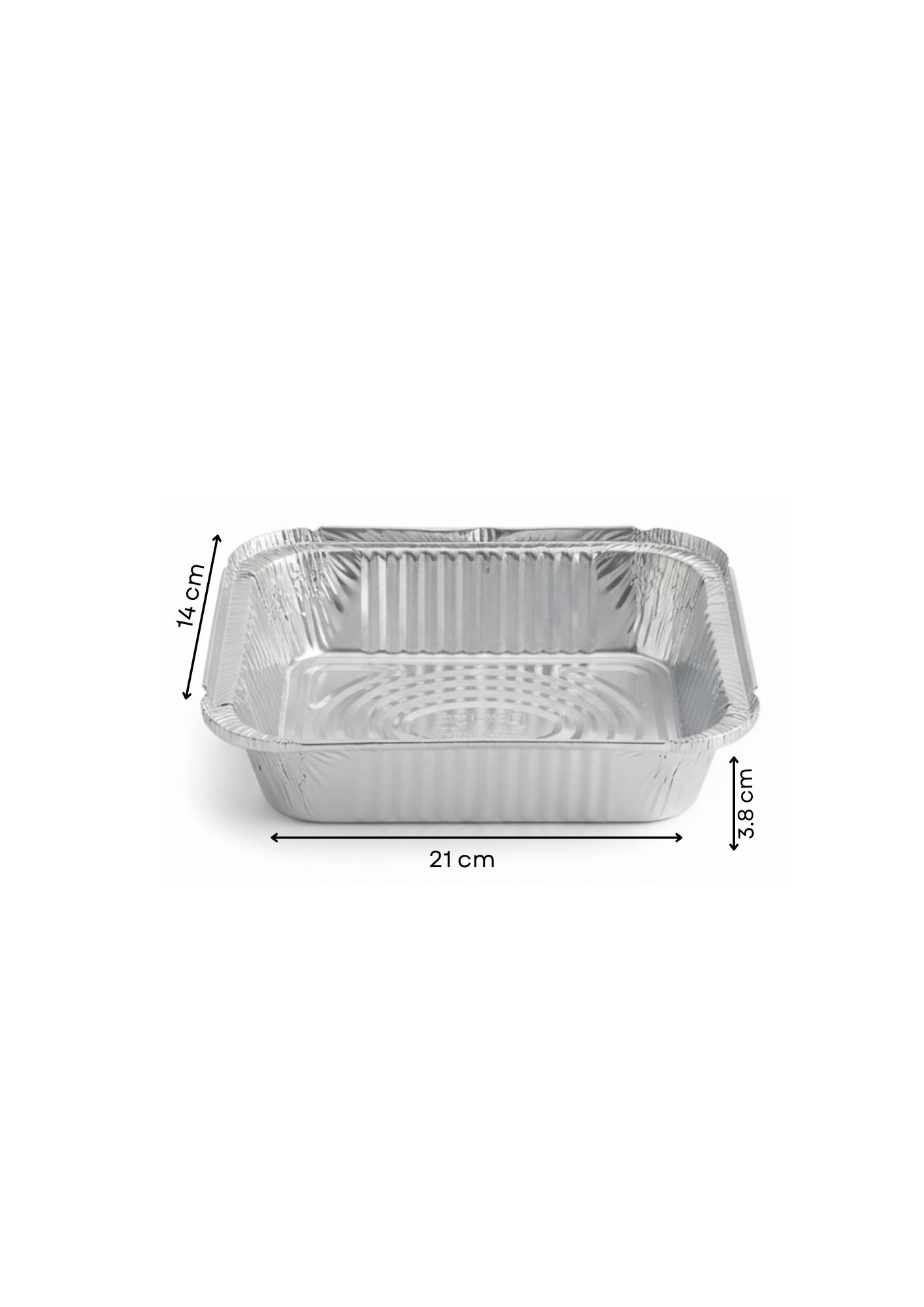 Aluminium Container - 8389 (HD)-1000 pcs - Al Afrah Plastic Product Trading